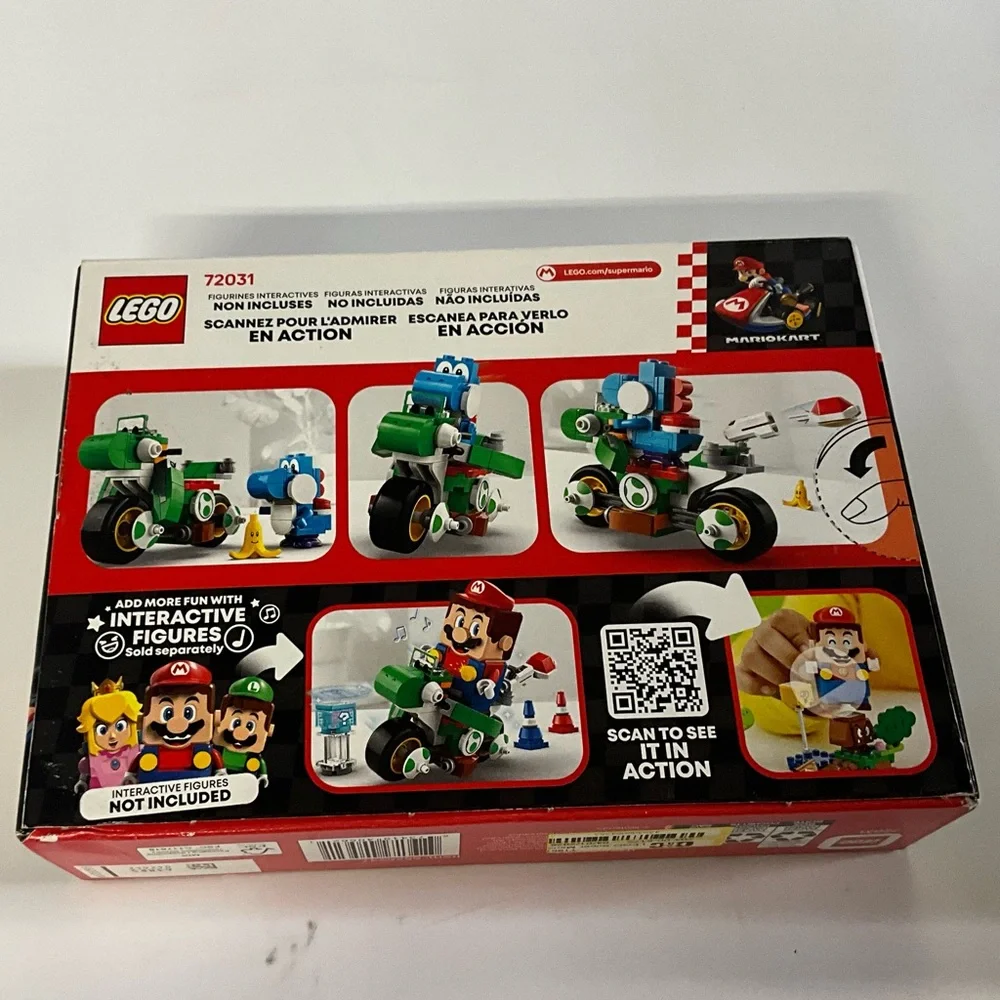 Lego | Toys | Lego Super Mario Yoshi Bike Mario Kart 723 Light Blue ...